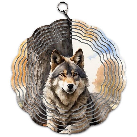 Design | Artistic Watercolor Husky Dog Design Wind Spinner | Poshmark